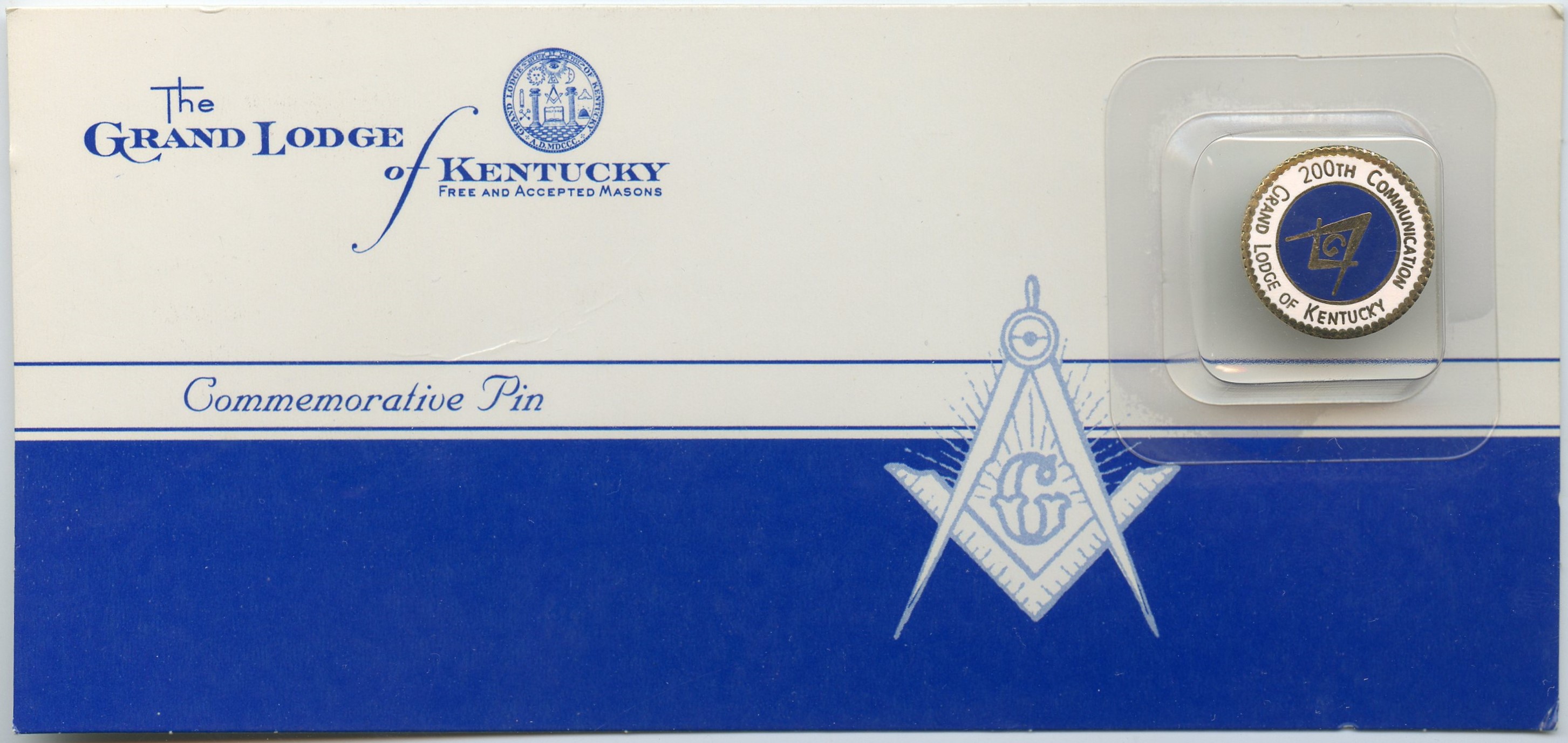 Grand Lodge Anniversary Coins and Pins – Kentucky Masonic Pins